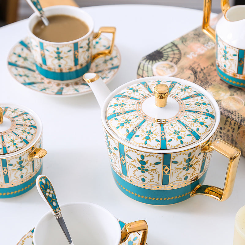 Athens Teacup Collection | Bone China Tea Set — Decor Lane – DecorLane